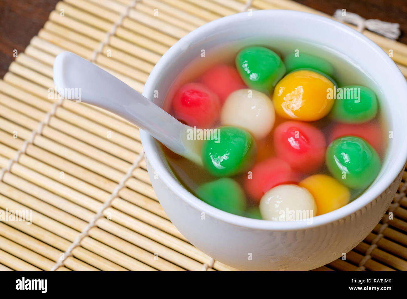 Tang Yuan or traditional chinese sweet rice ball Stock Photo - Alamy