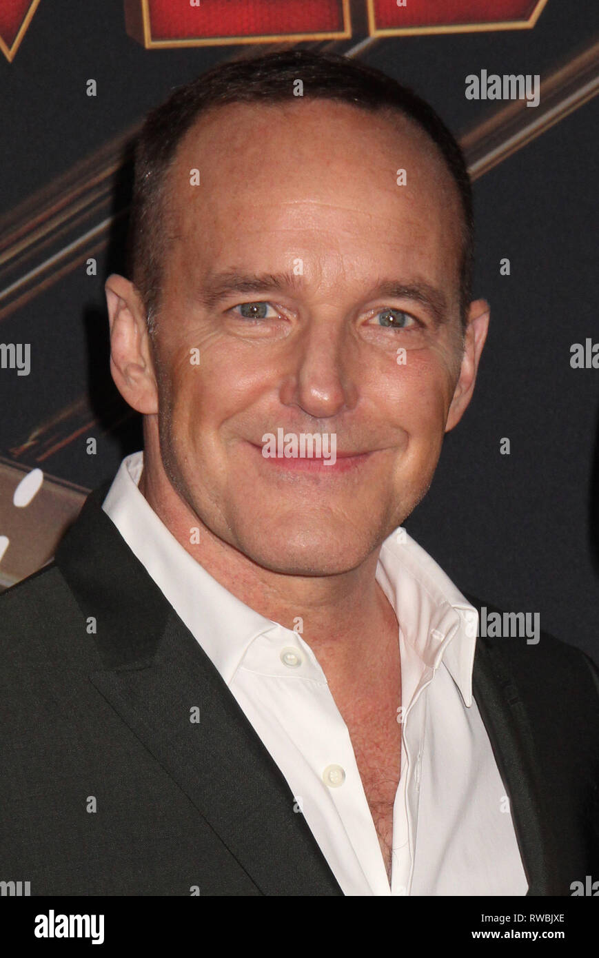 Clark Gregg 03/04/2019 The World Premiere of "Captain Marvel" held at ...