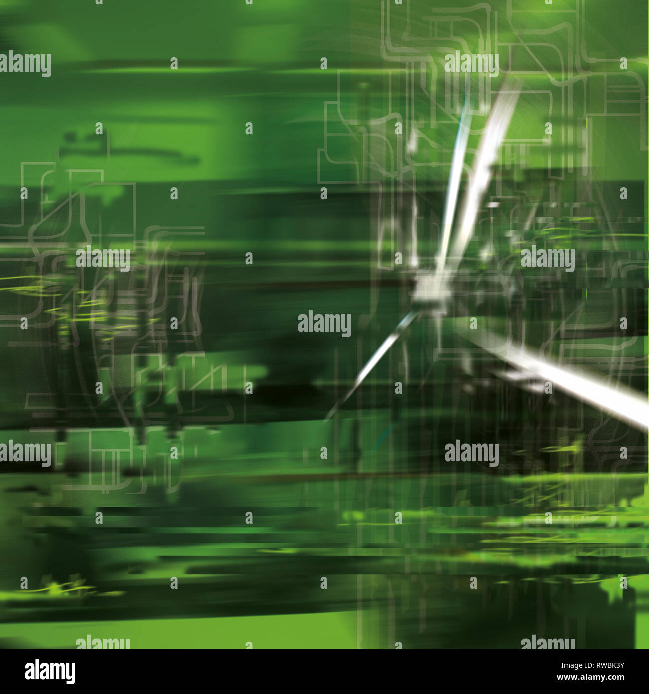 Abstract green transparent wavy background hi-res stock photography and ...