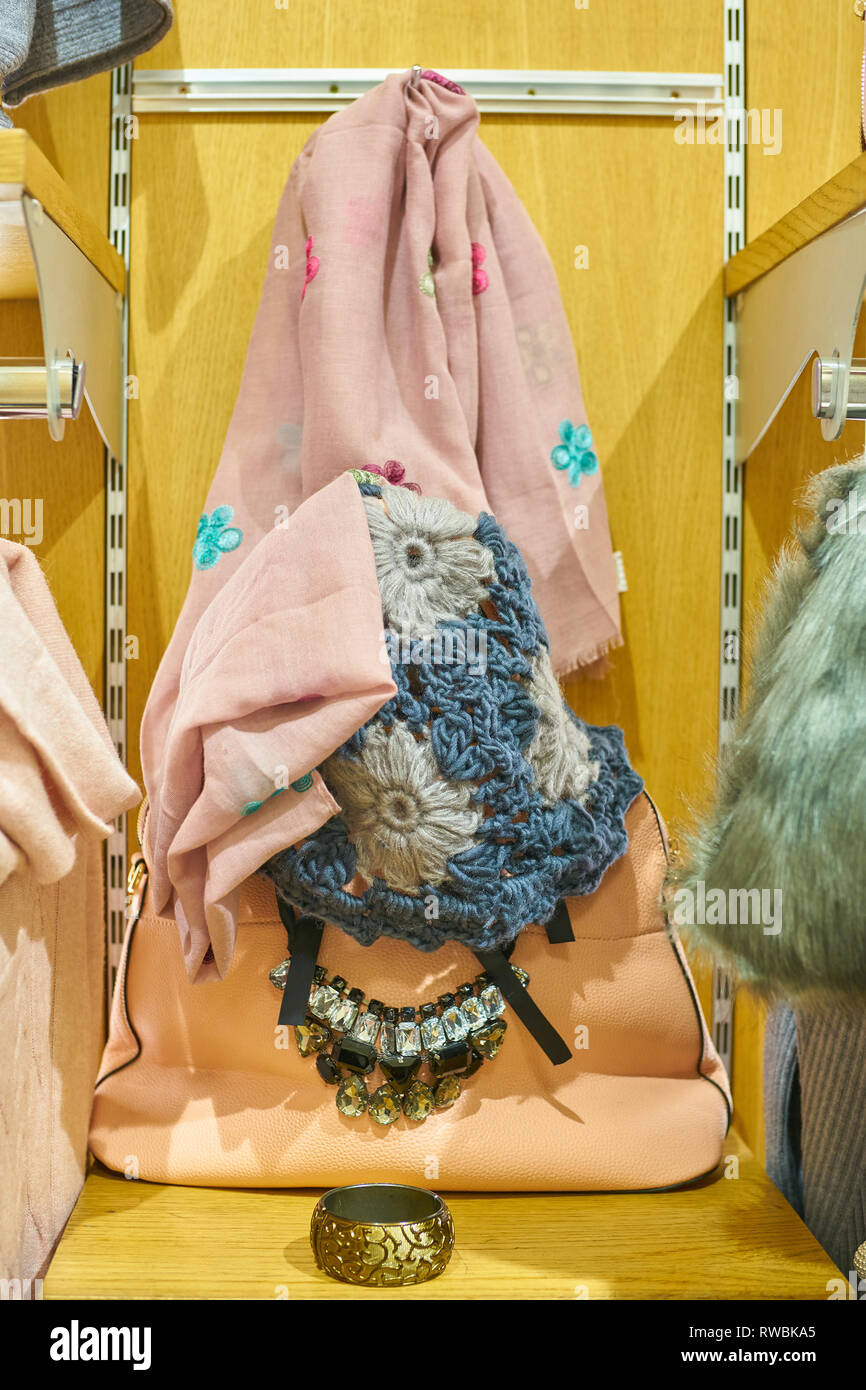 ROME, ITALY - CIRCA NOVEMBER, 2017: goods on display at a store in Rome ...