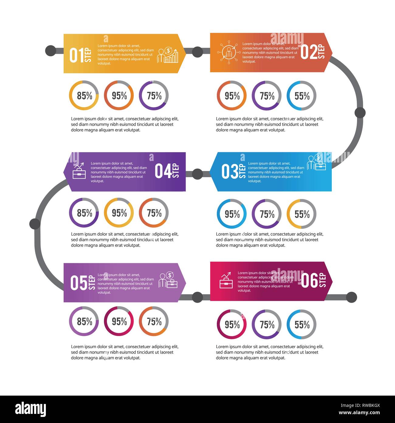 infographic data information with lorem ipsum Stock Vector Image & Art ...