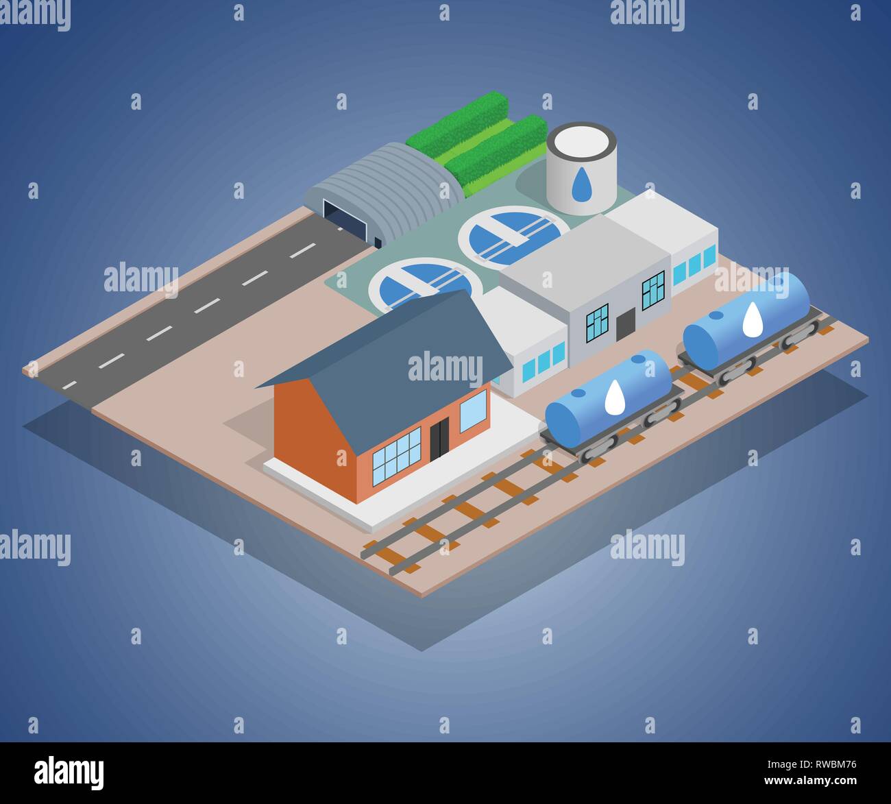 Water delivery concept banner, isometric style Stock Vector Image & Art ...