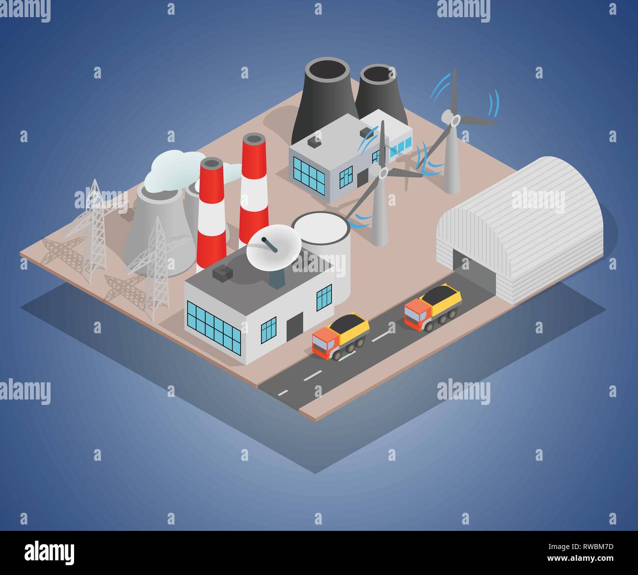 Power concept banner, isometric style Stock Vector Image & Art - Alamy