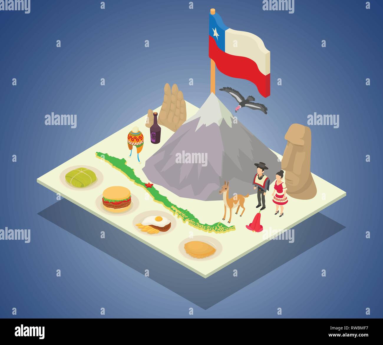 Nation concept banner, isometric style Stock Vector Image & Art - Alamy