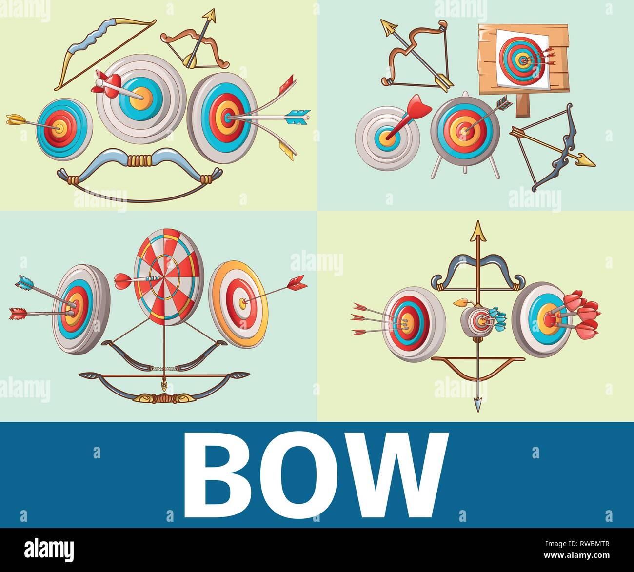 Bow pattern seamless, cartoon style Stock Vector Image & Art - Alamy