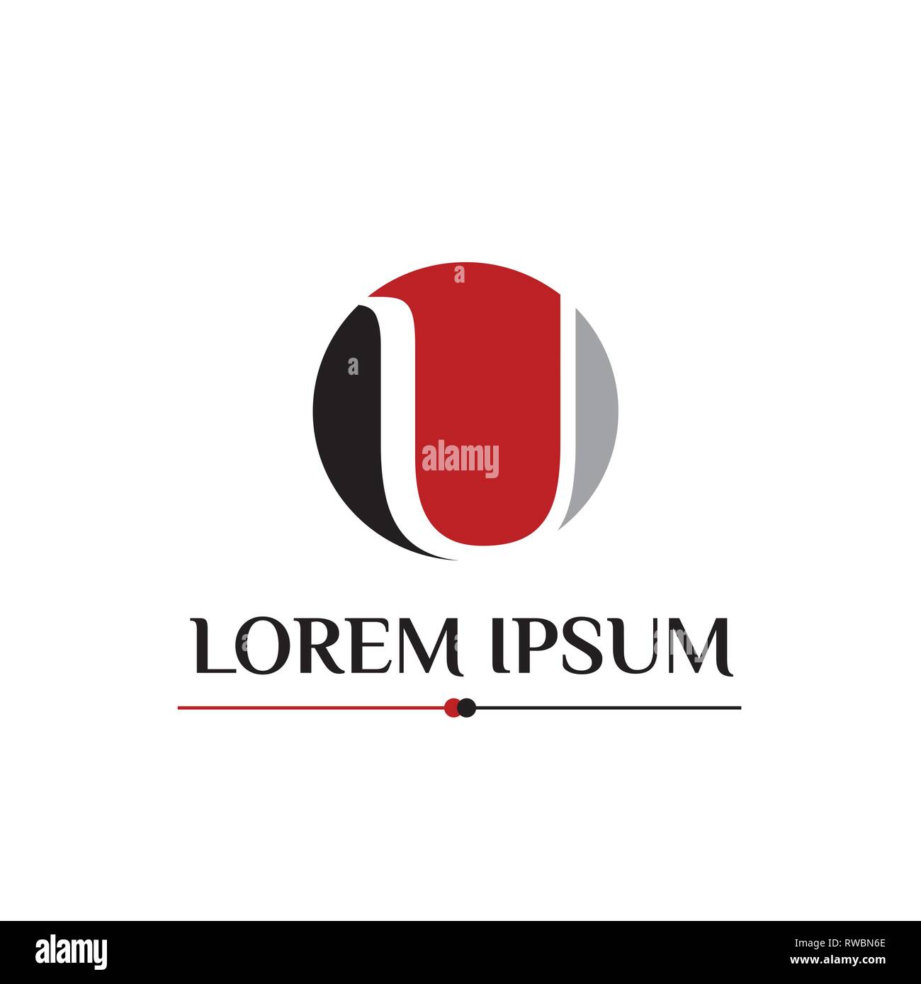 Letter U business logo. Vector Stock Vector Image & Art - Alamy