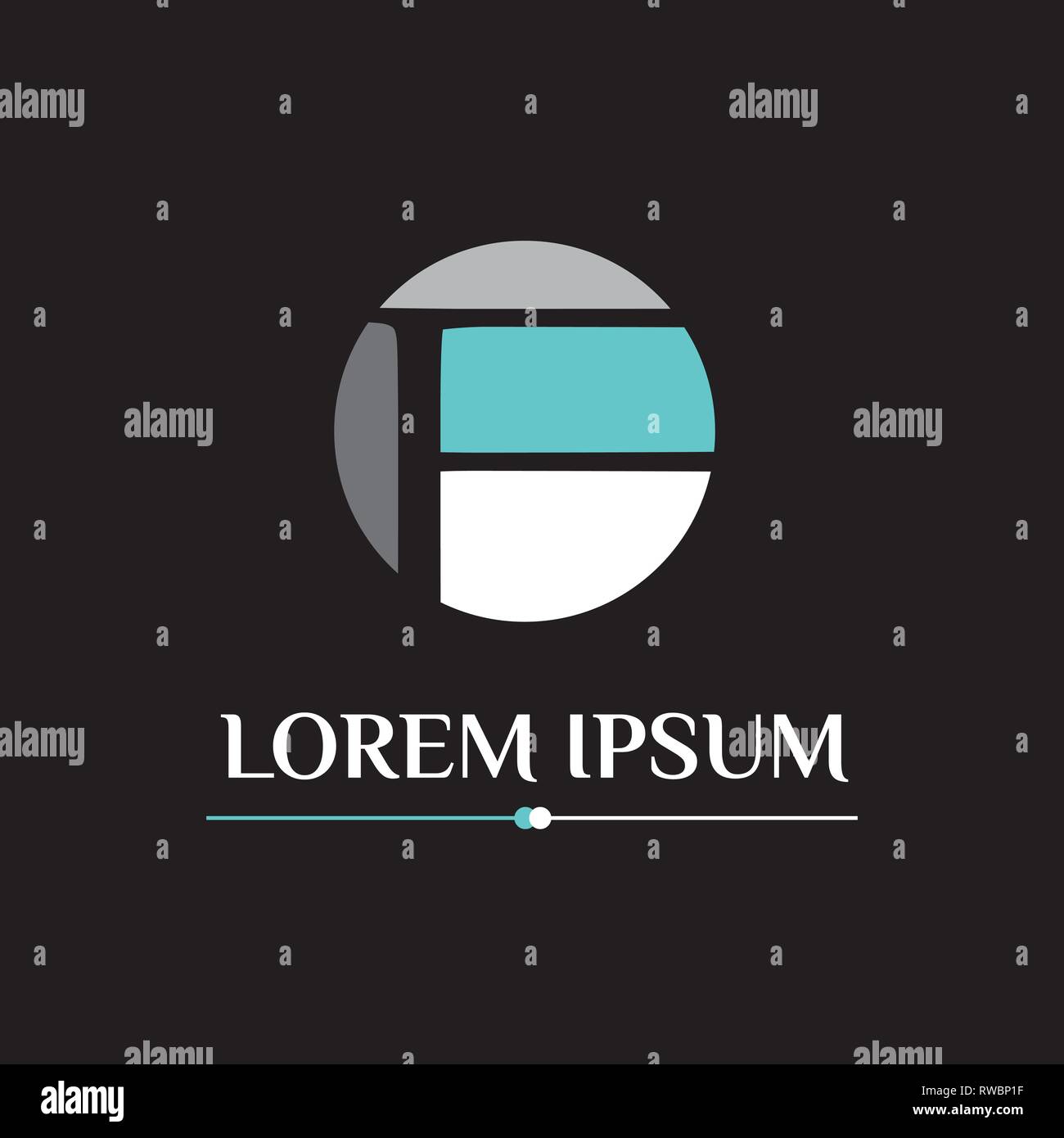 Letter F business logo. Vector Stock Vector Image & Art - Alamy