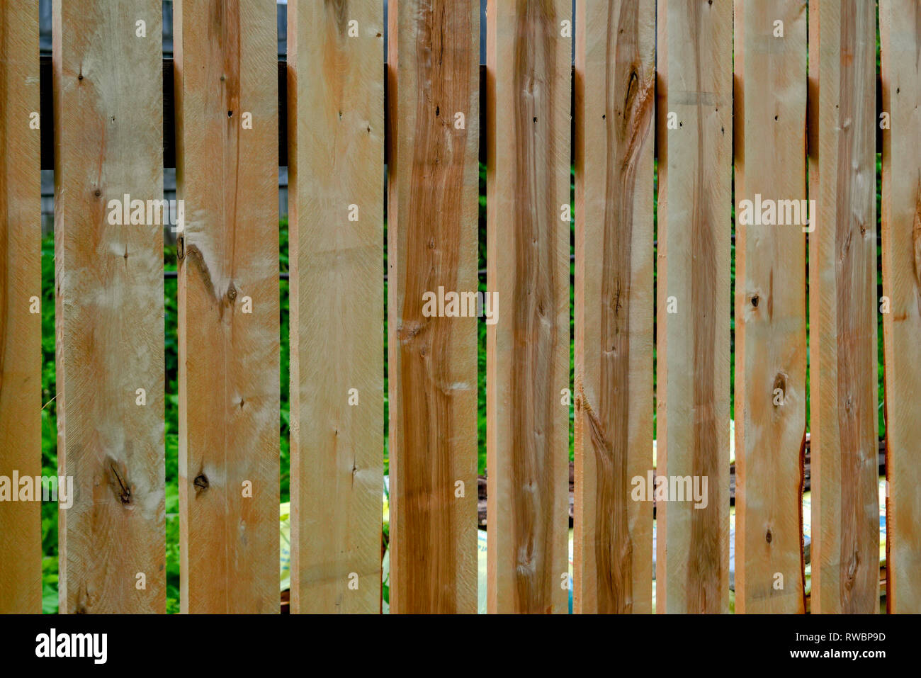 wooden vertical planks texture close-up Stock Photo - Alamy