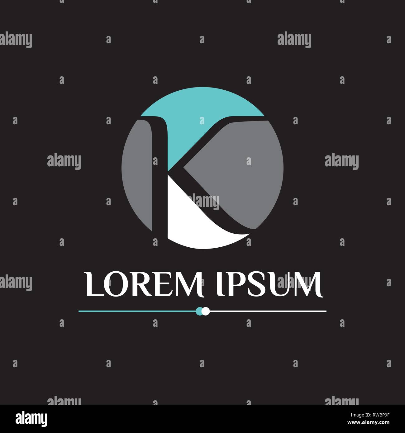 Letter K business logo. Vector Stock Vector Image & Art - Alamy