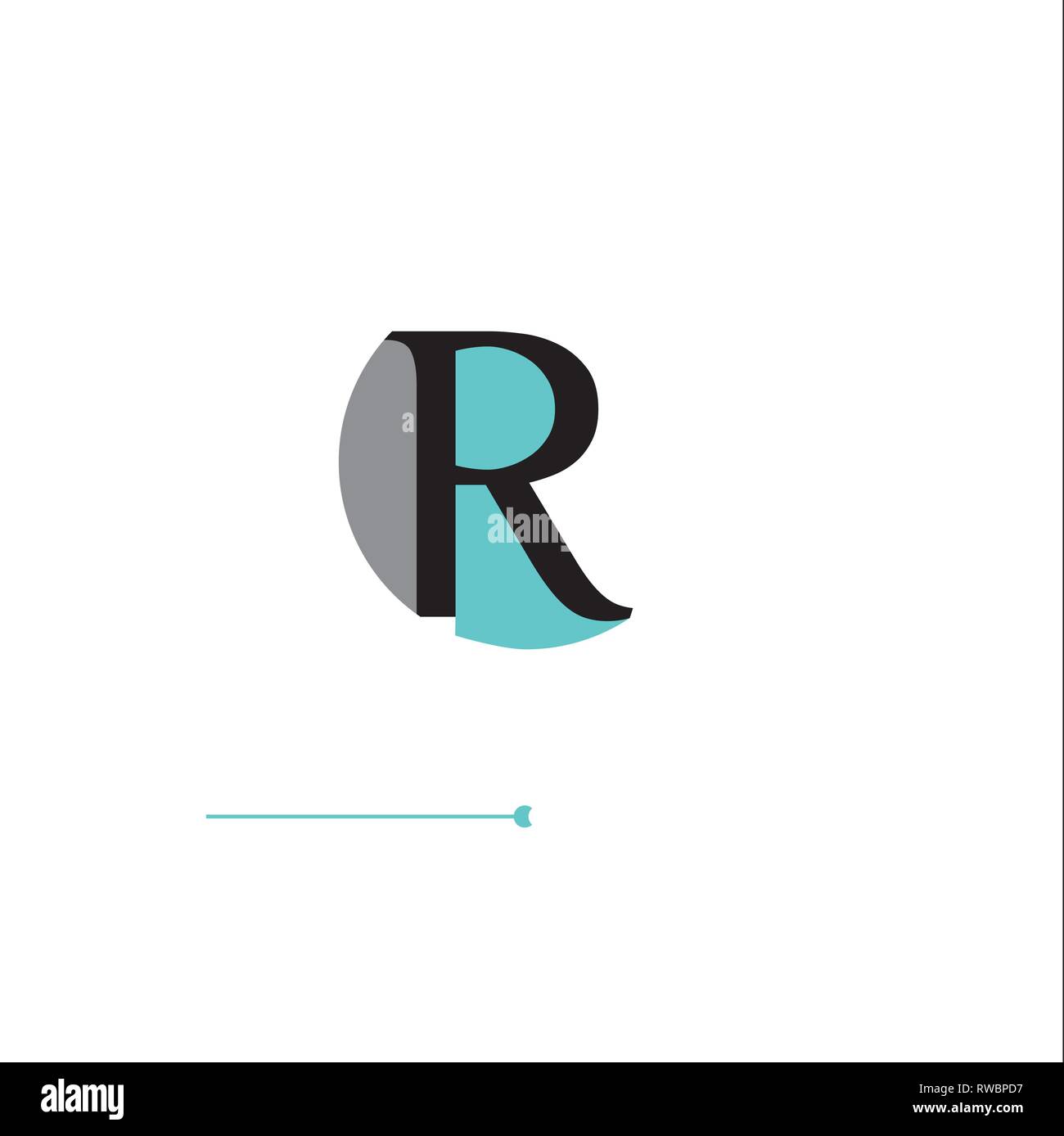 Letter R business logo. Vector Stock Vector Image & Art - Alamy