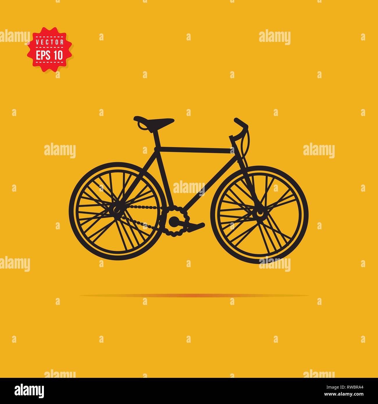 Bike vector logo. Bike icon Stock Vector Image & Art - Alamy