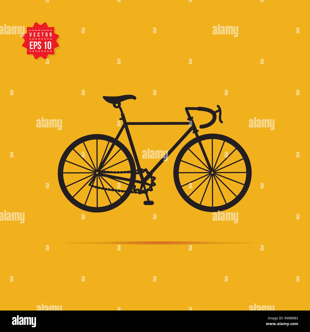 Bike vector logo. Bike icon Stock Vector Image & Art - Alamy