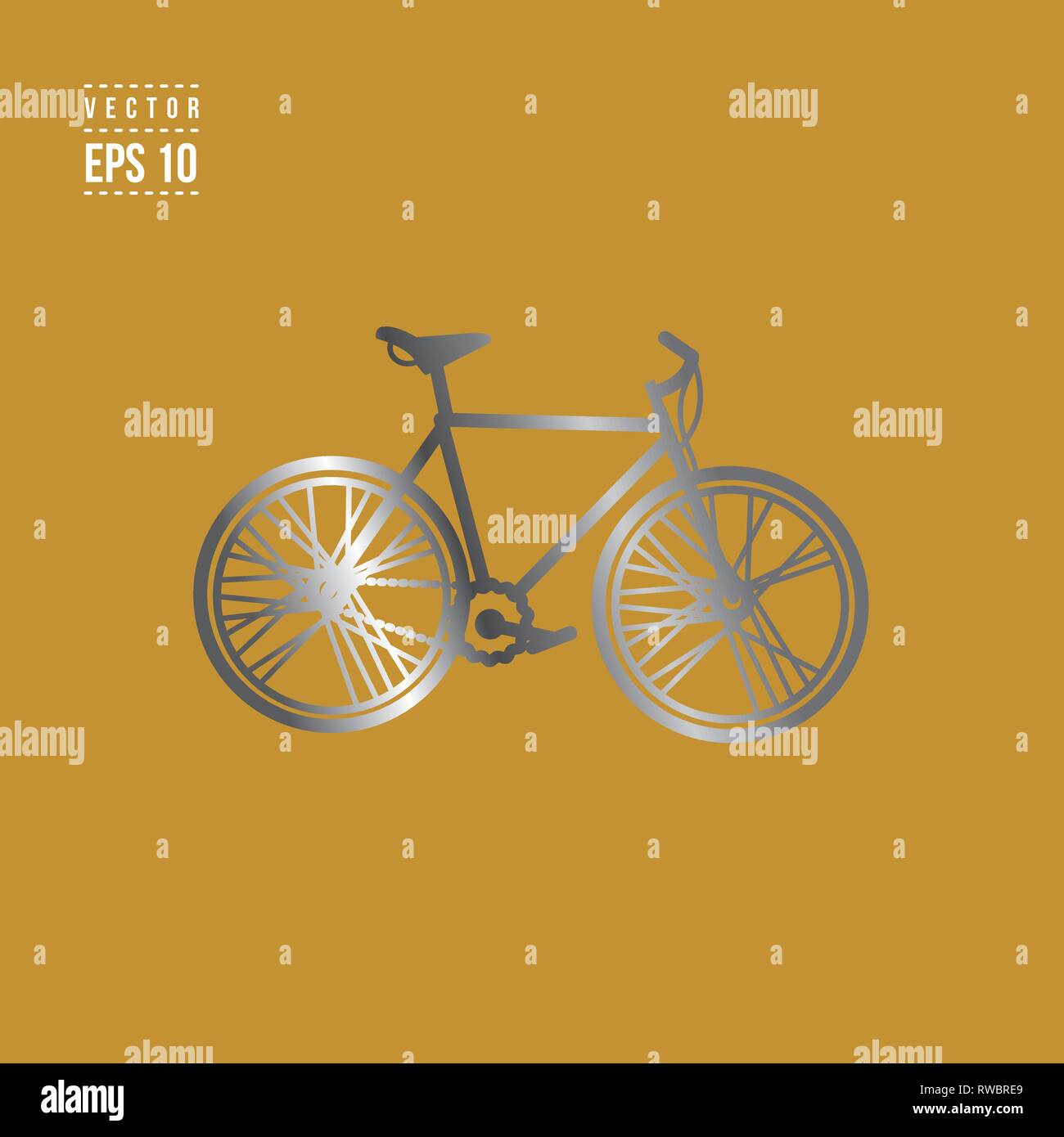 Bike vector logo hi-res stock photography and images - Alamy