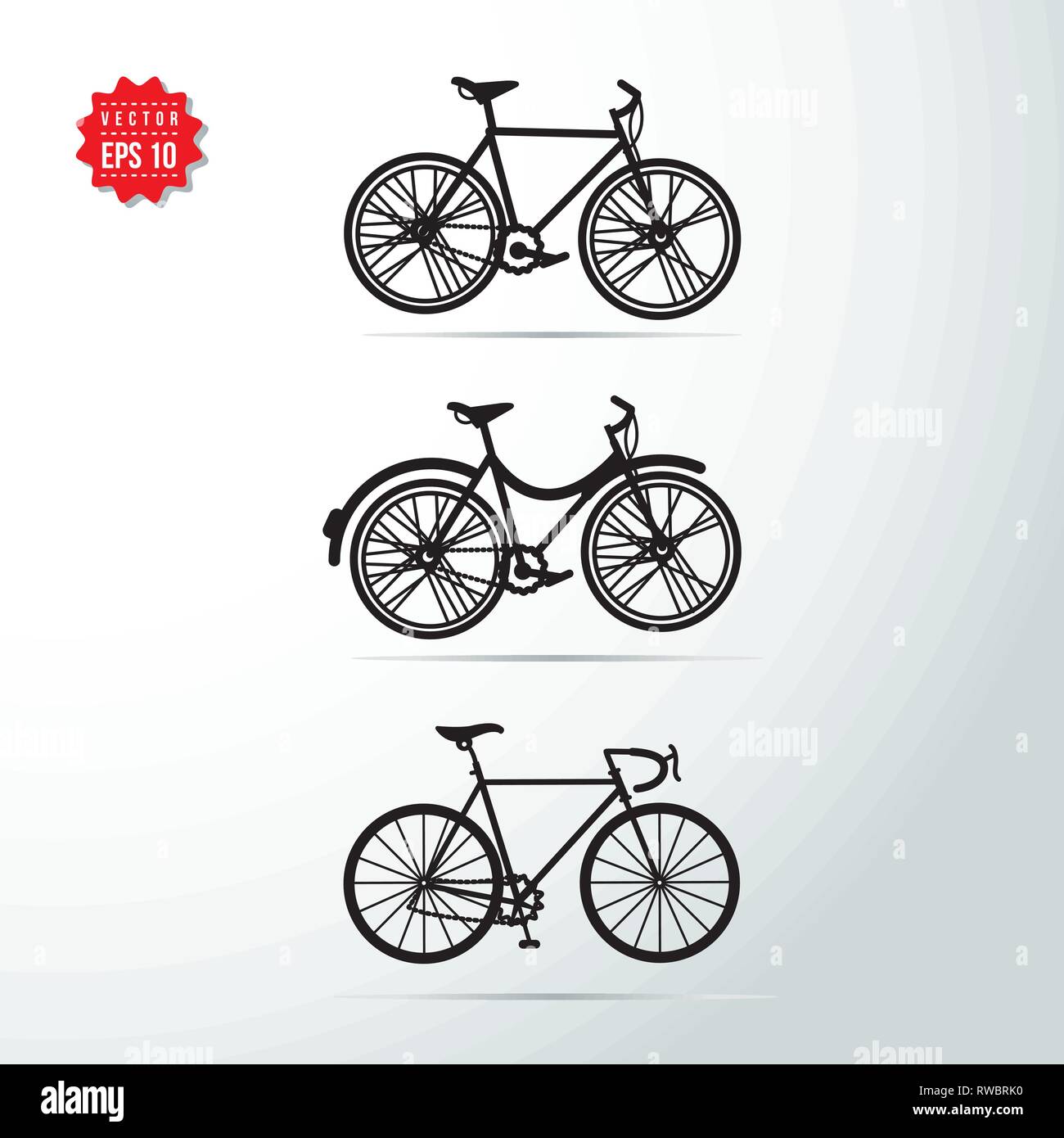 Bike vector logo. Bike icon Stock Vector Image & Art - Alamy