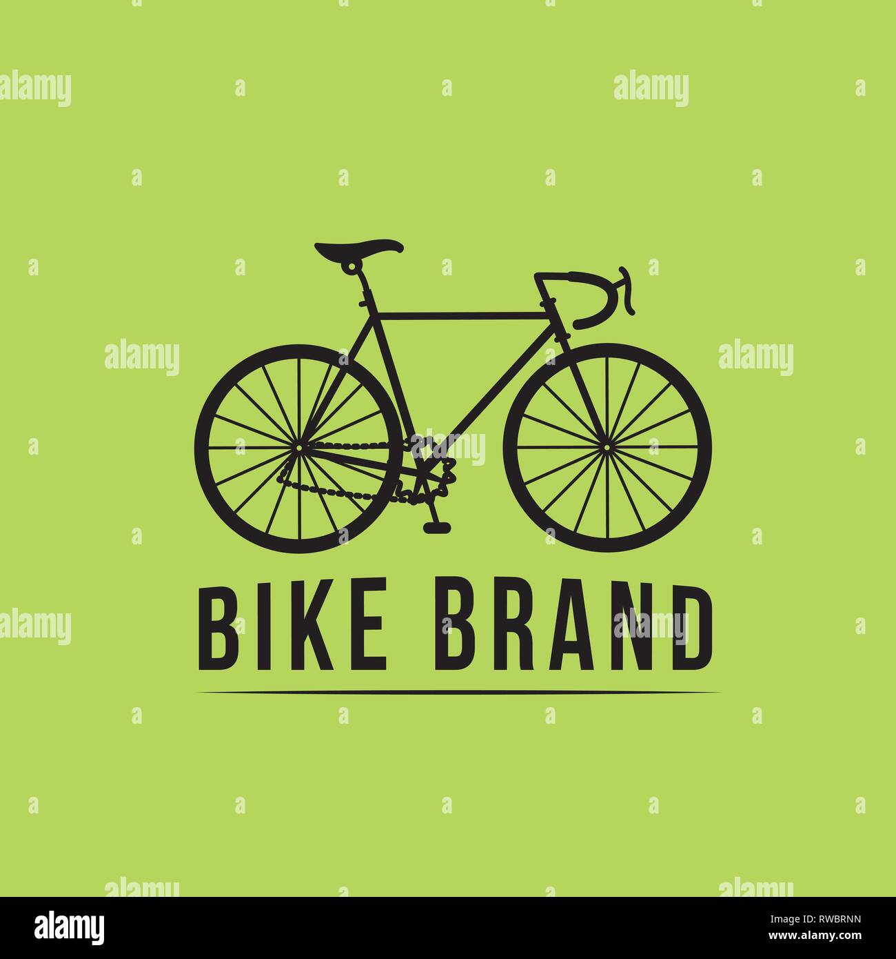 Bike vector logo. Bike icon Stock Vector Image & Art - Alamy