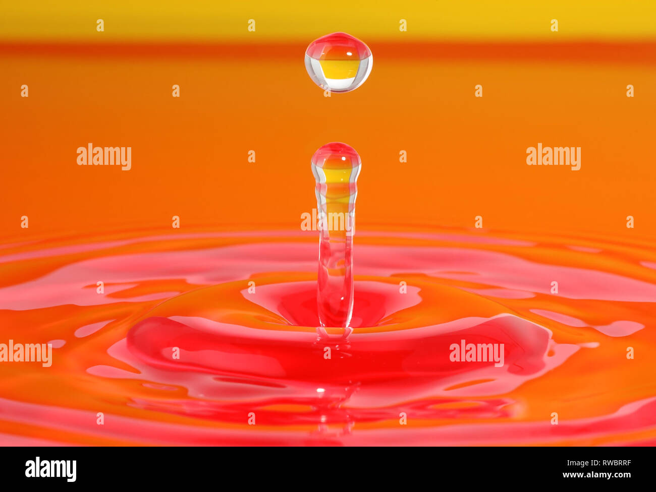 Splash of red colour hi-res stock photography and images - Alamy