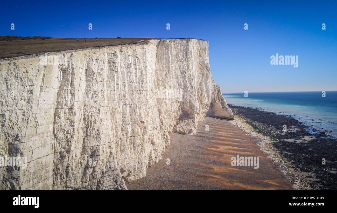 Cuckmere Haven Beach at Seven Sisters England Stock Photo - Alamy