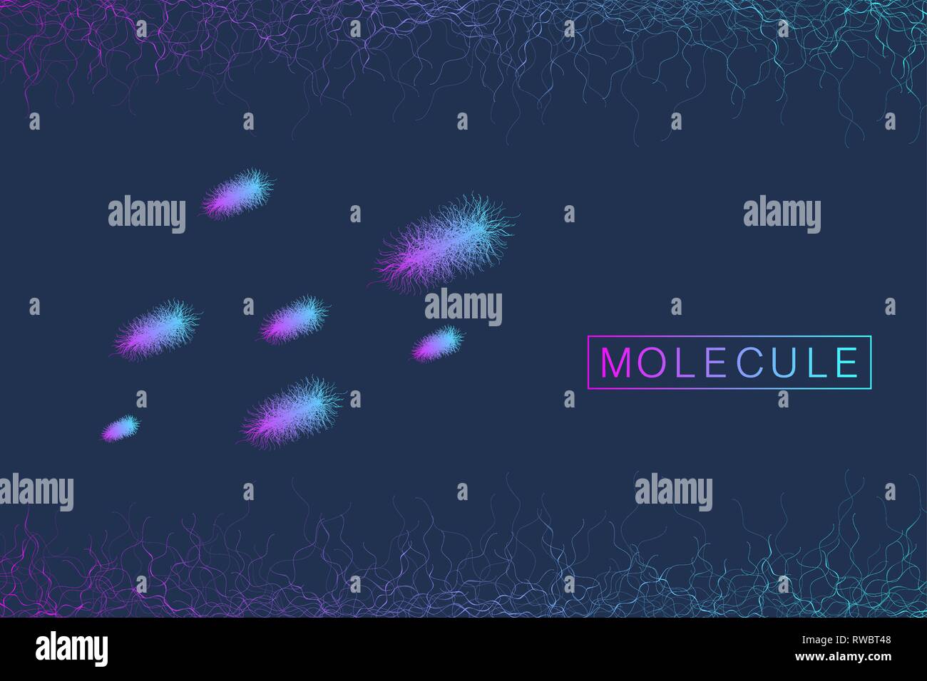 Big Genomic Data Visualization. DNA helix, DNA strand, DNA Test ...