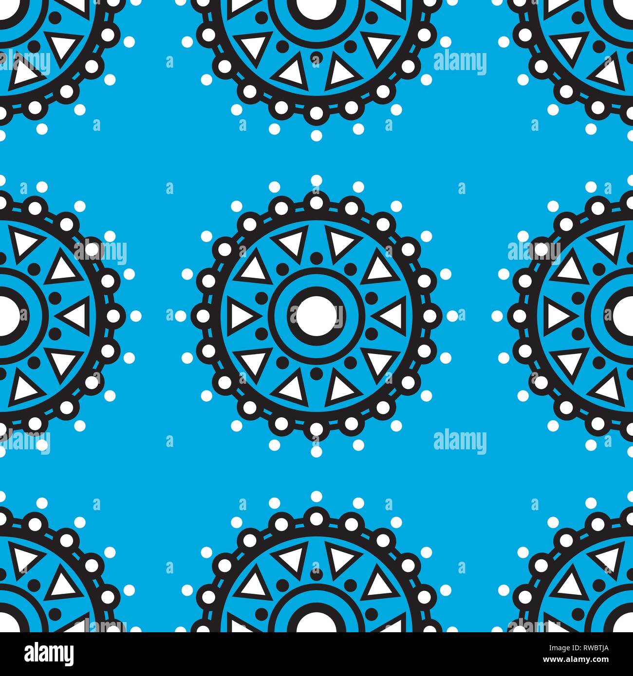 seamless pattern vector circle composition Stock Vector Image & Art - Alamy