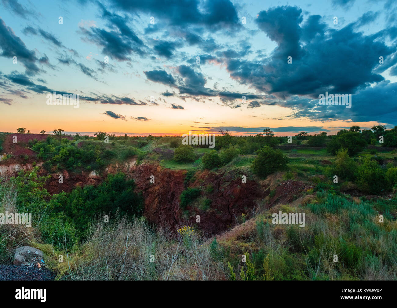 Steppe landscape hi-res stock photography and images - Alamy