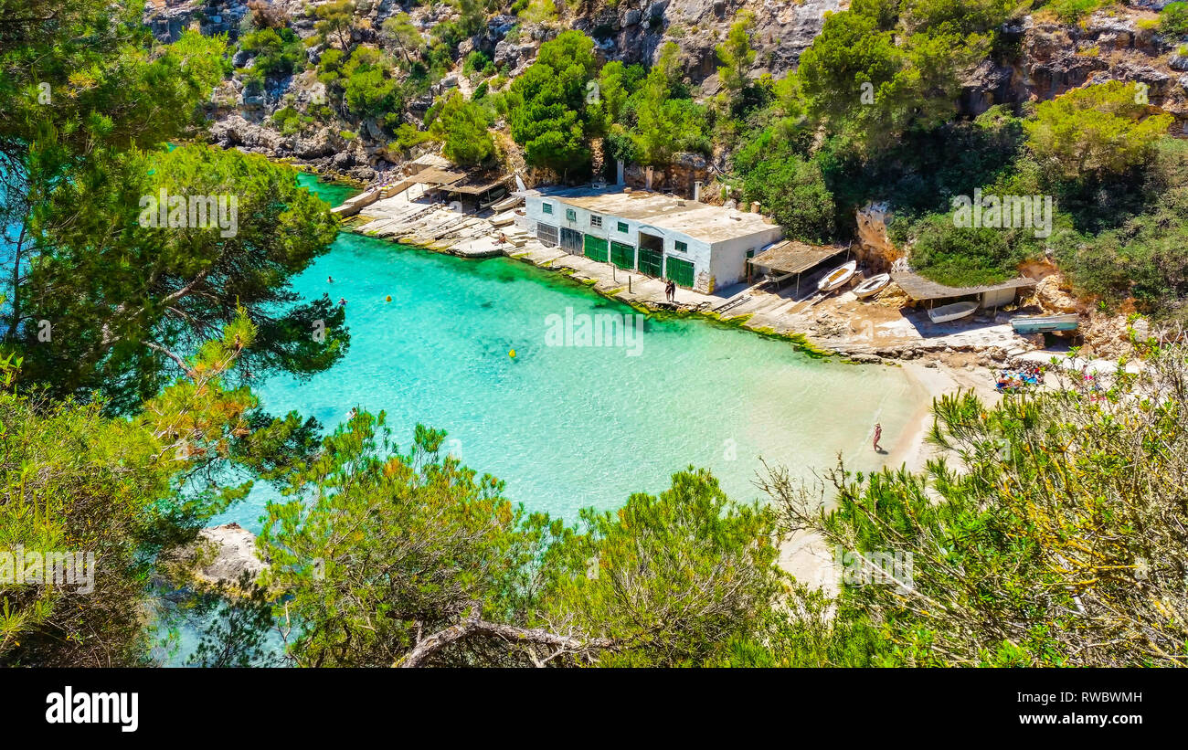 Majorca beach of Cala Pi Stock Photo - Alamy