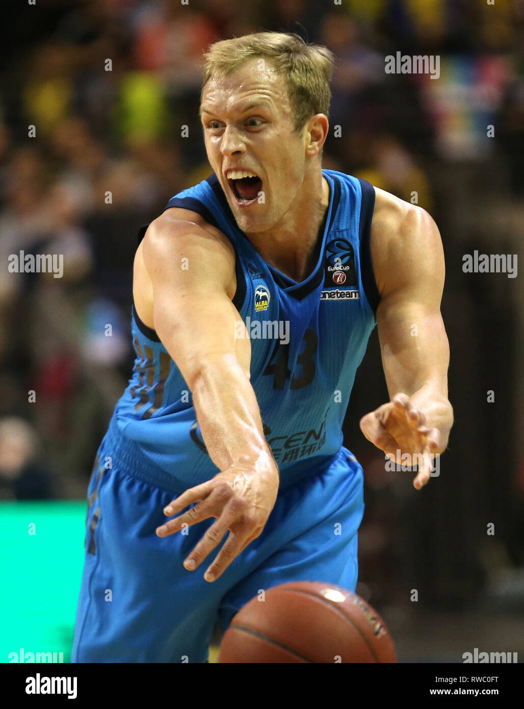 Berlin, Germany. 05th Mar, 2019. Basketball: Eurocup, ALBA Berlin ...