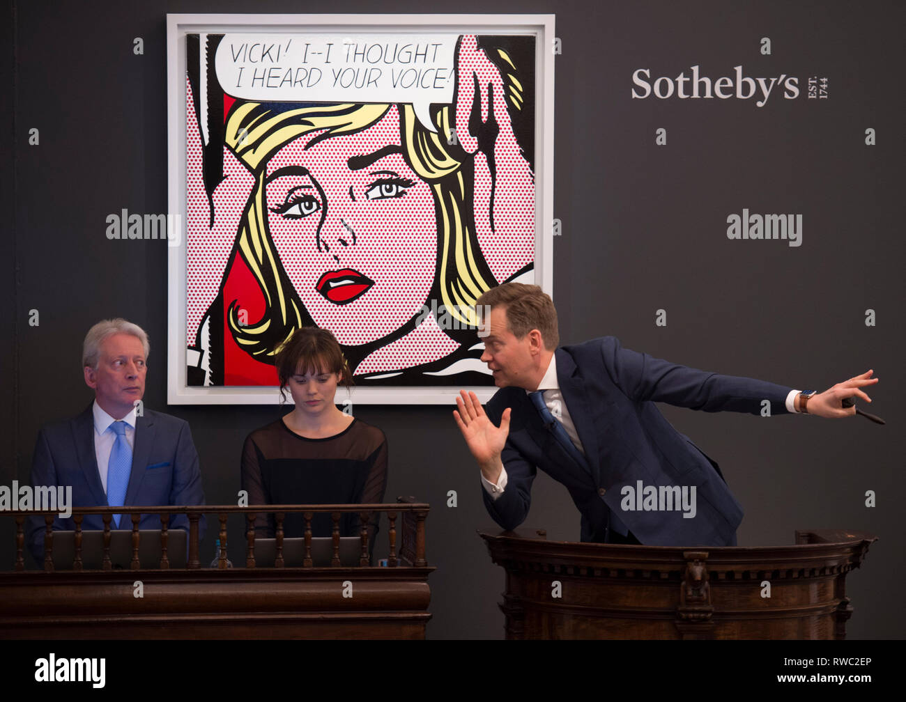 Sotheby’s, New Bond Street, London, UK. 5 March, 2019. In the ...