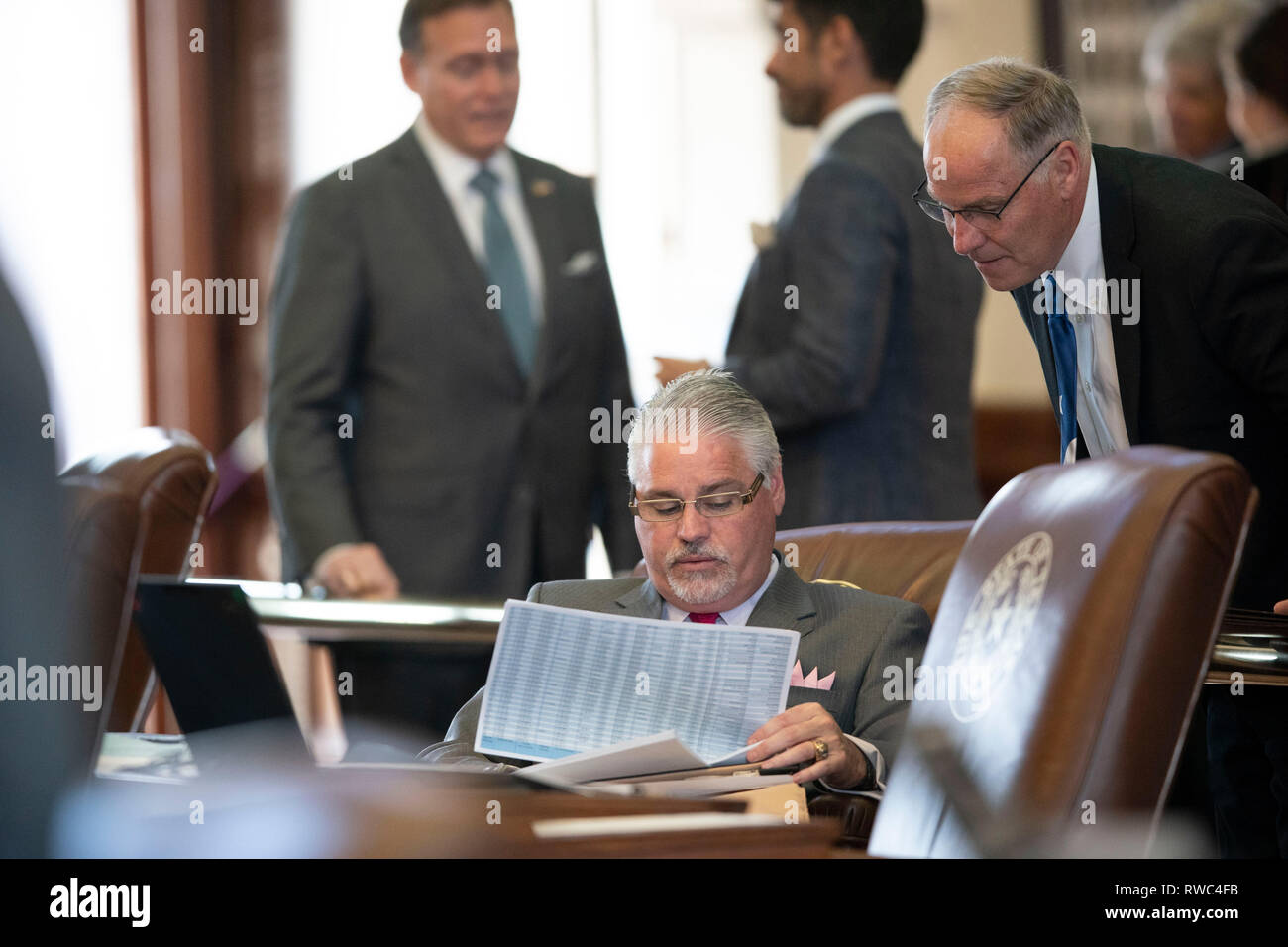 House Public Education Committee Chairman Dan Huberty, R-Houston, looks ...