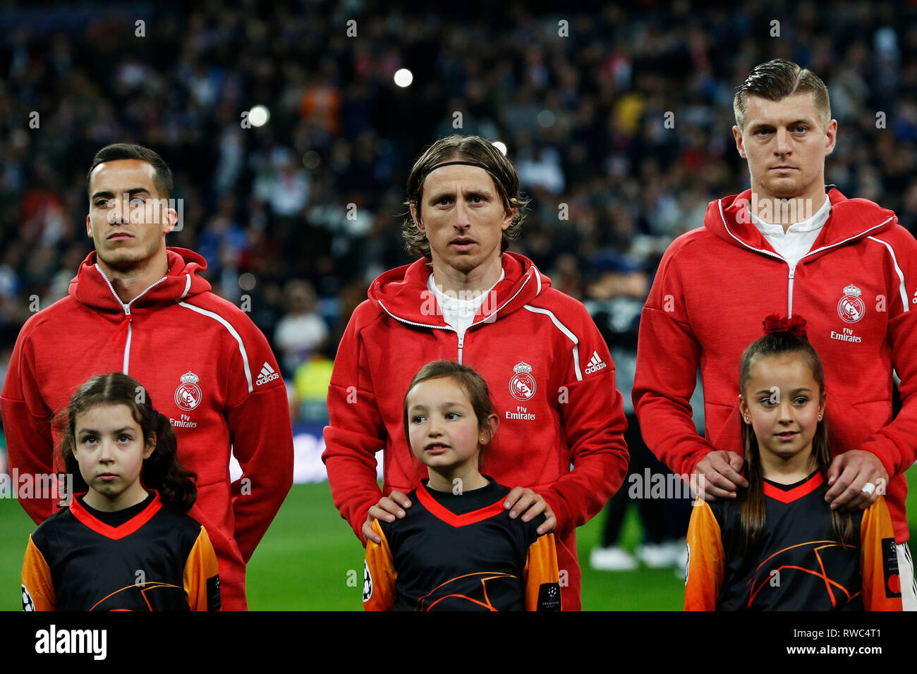 Madrid, Spain. Credit: D. 5th Mar, 2019. Lucas Vazquez, Luka Modric ...