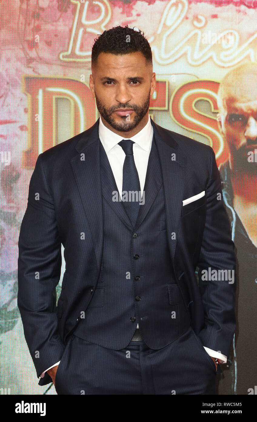 LOS ANGELES, CA - MARCH 5: Ricky Whittle, at The Premiere Of STARZ's ...