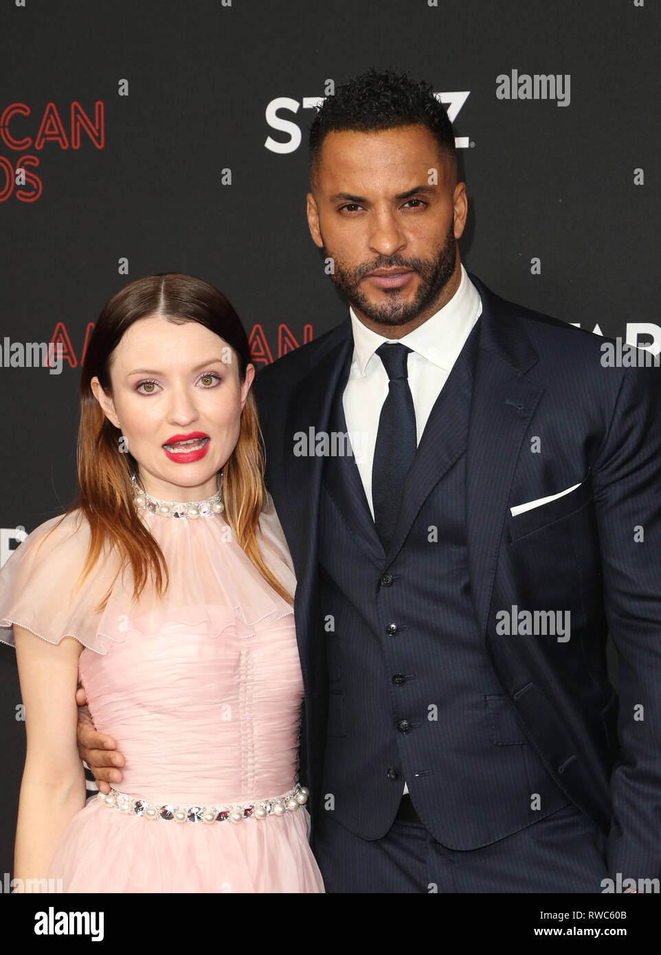 Los Angeles, Ca, USA. 5th Mar, 2019. Emily Browning, Ricky Whittle, at ...