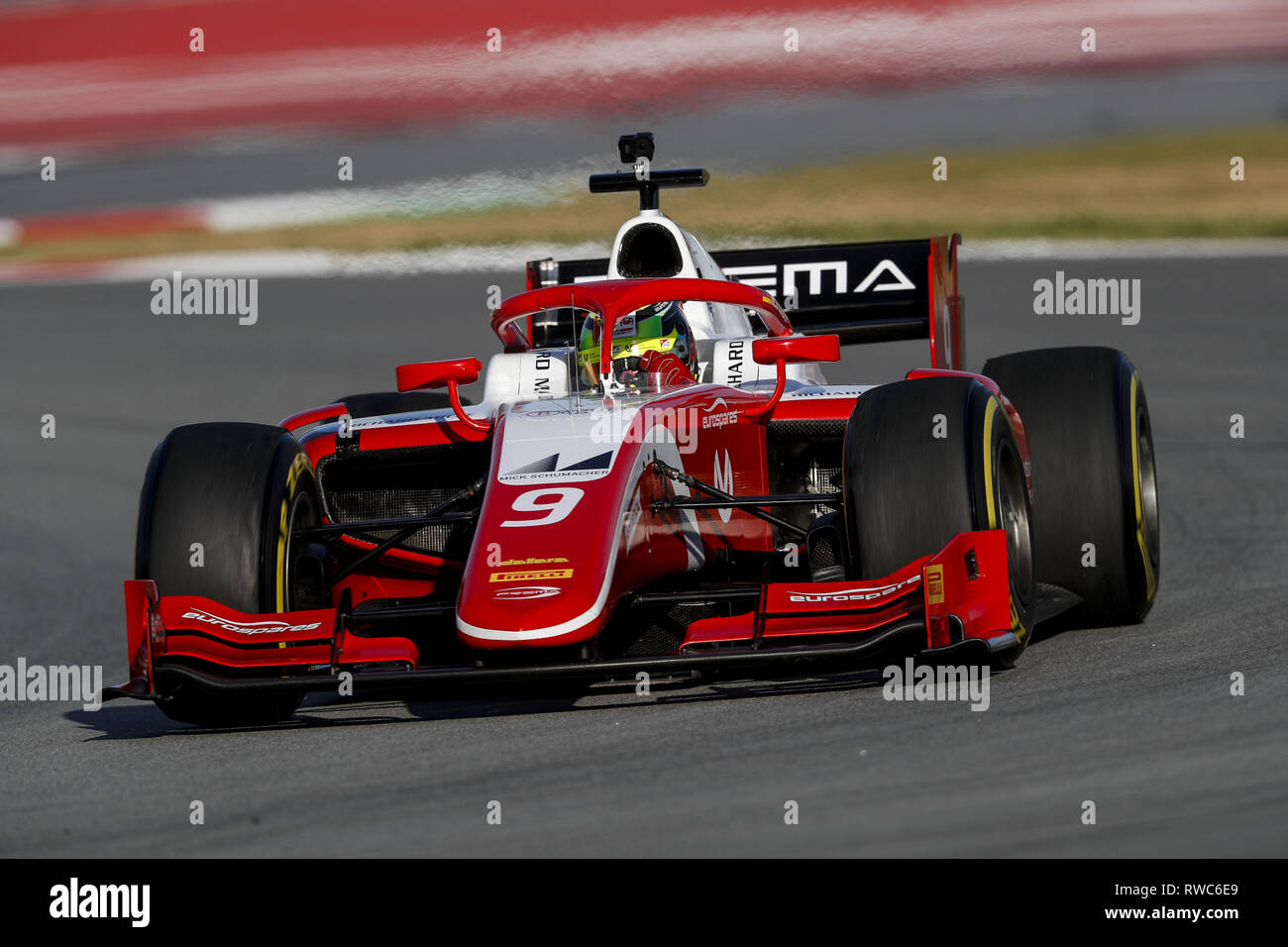 Montmelo, Spain. 5th Mar, 2019. MICK SCHUMACHER of Prema Racing during ...