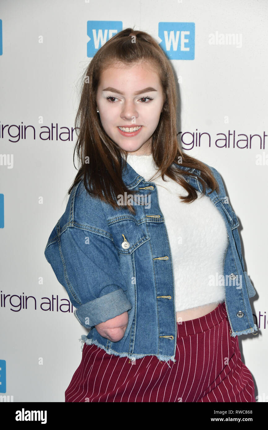 London, UK. 6th Mar, 2019. Celebrities arrives at the WE Day UK at ...