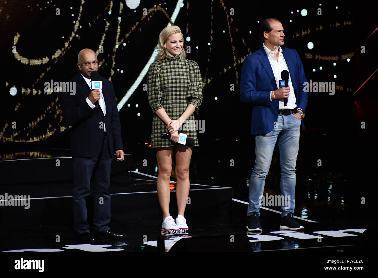 London, UK. 06th Mar, 2019. Lord Rumi Verjee, Pixie Lott and Kees ...