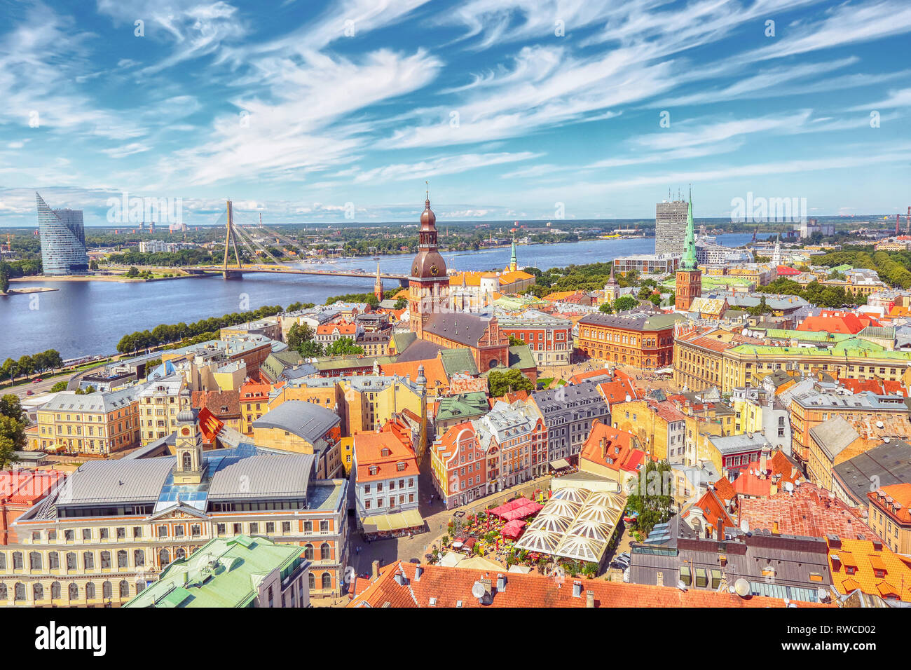 Riga historic center hi-res stock photography and images - Alamy