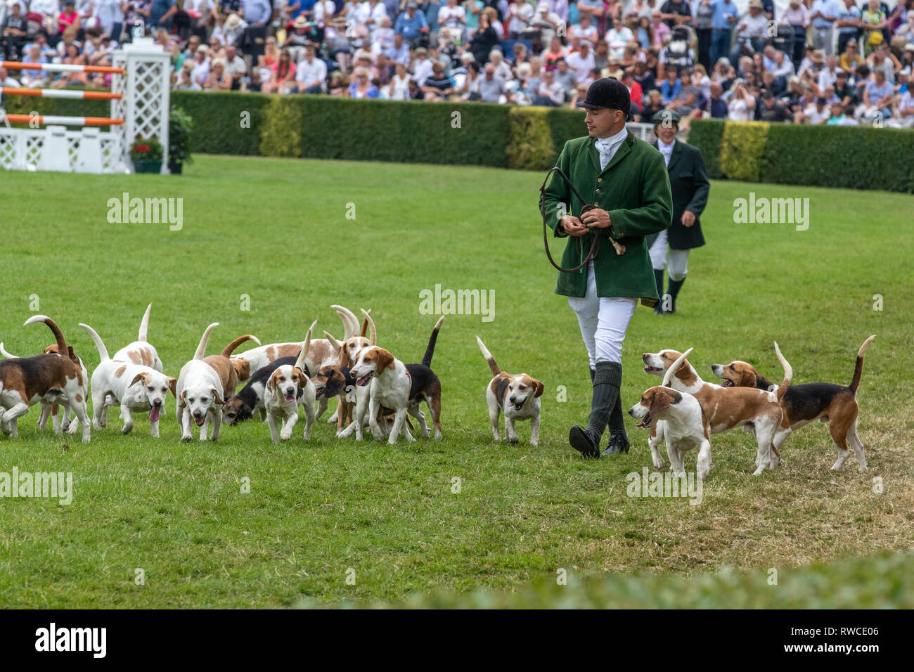 Harrogate, North Yorkshire, UK - July 12th, 2018: Hunt leaders led ...