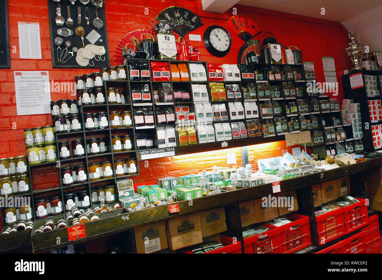 Chinese tea store teas display hi-res stock photography and images - Alamy
