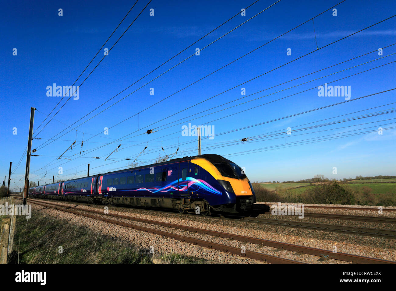 180 Zephyr class, First Hull trains, East Coast Main Line Railway ...