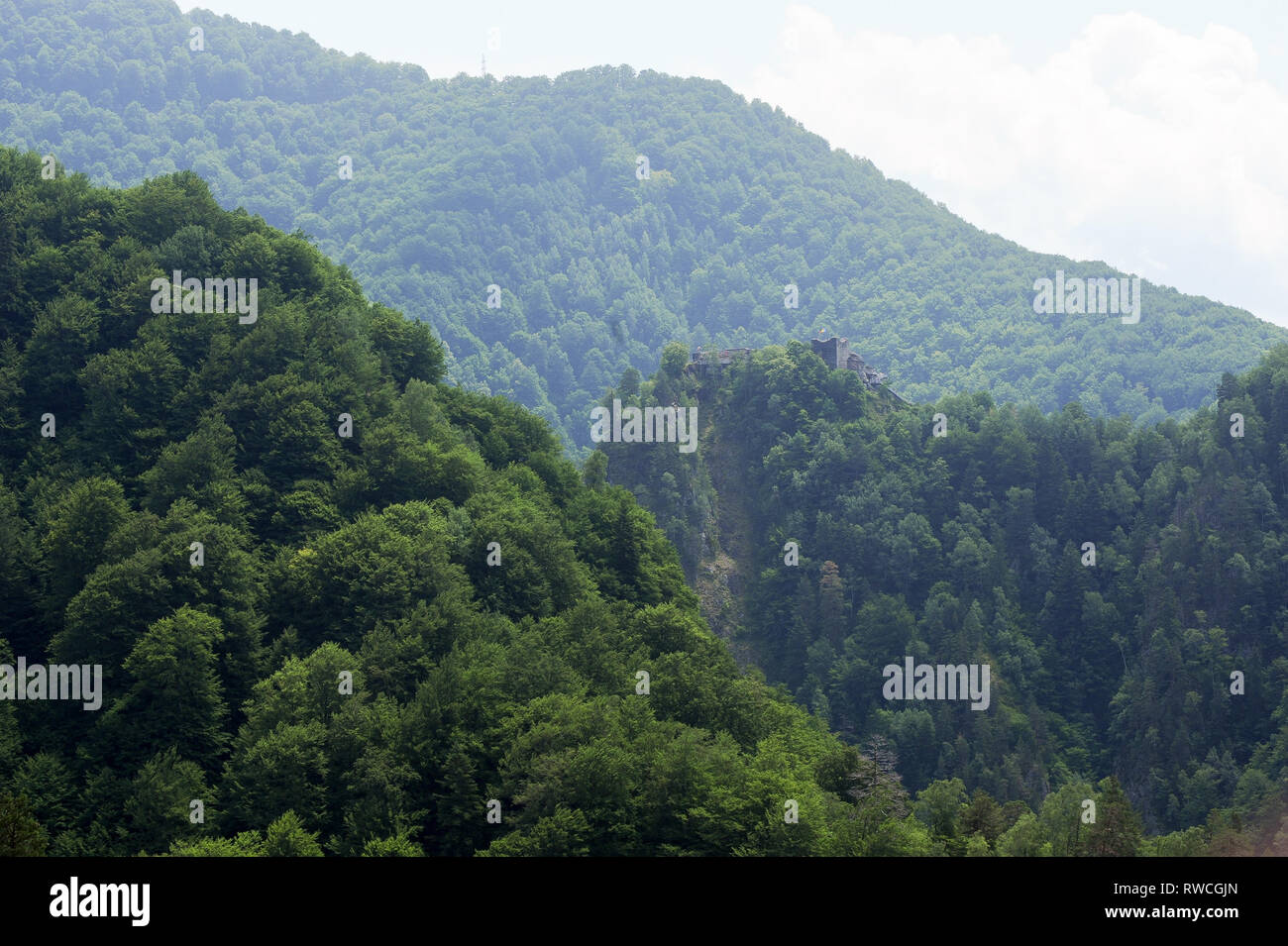 Vlad the impaler ruined castle hi-res stock photography and images - Alamy