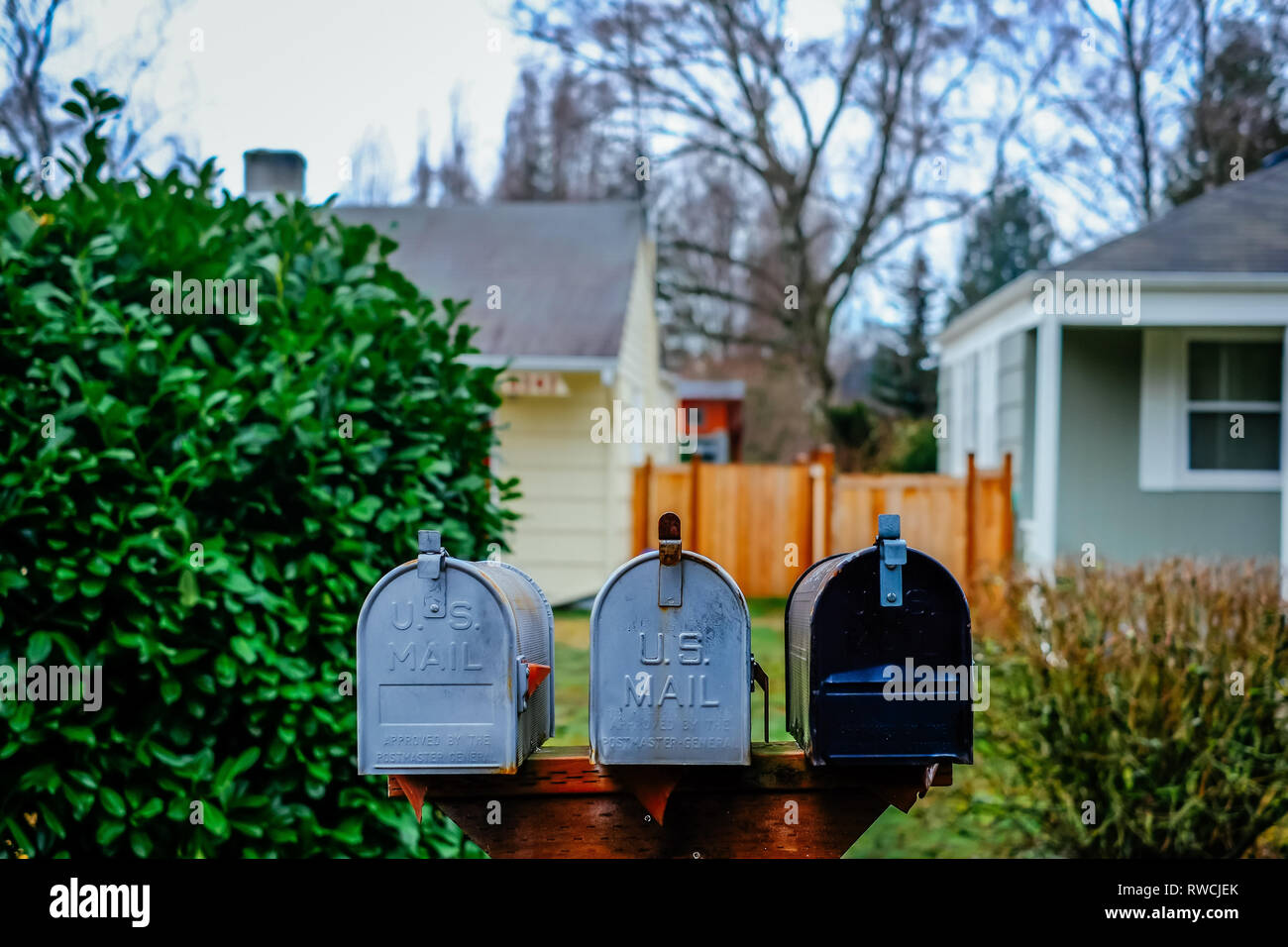 American mail box hi-res stock photography and images - Alamy