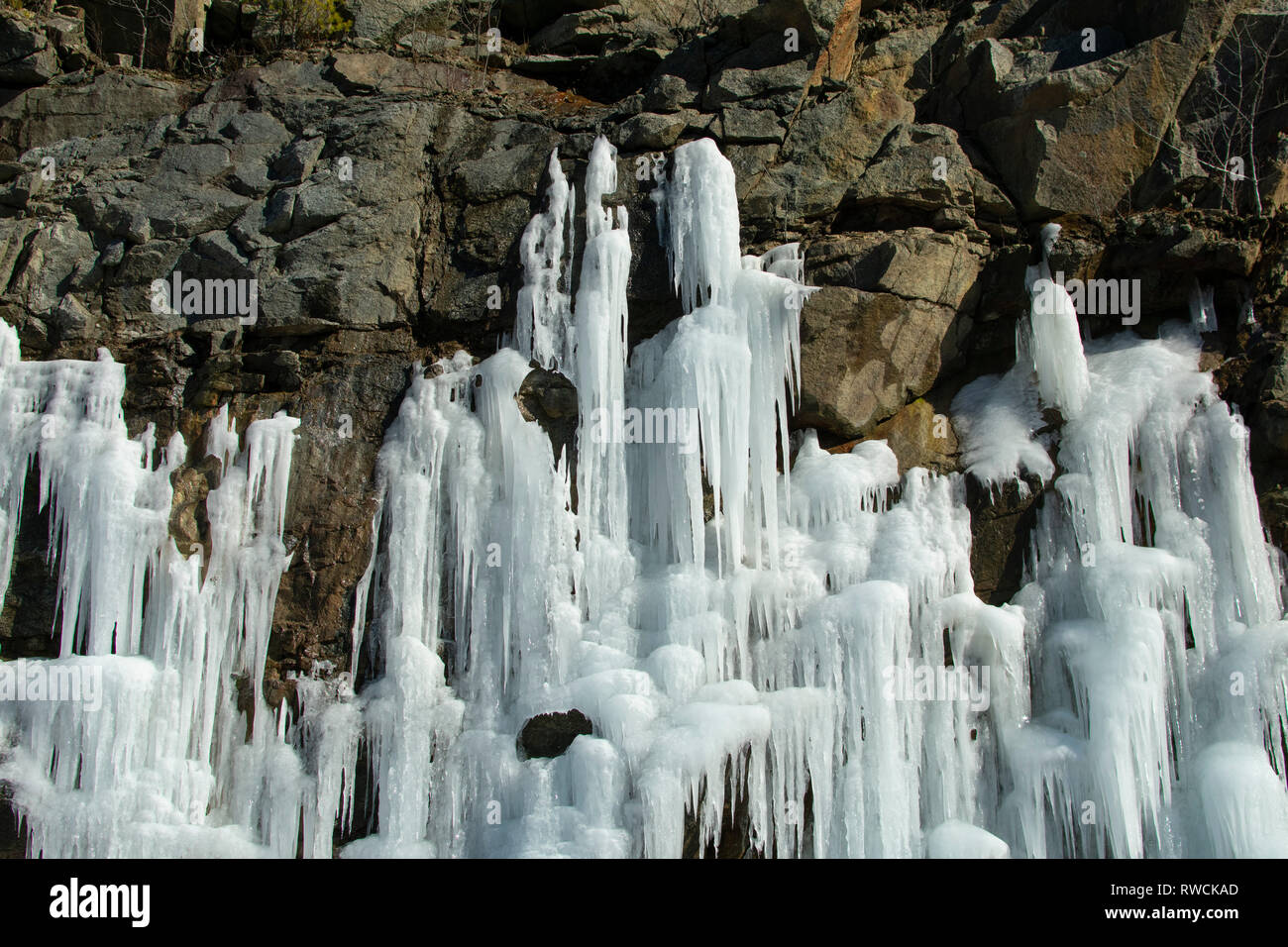 Cold icicles face hi-res stock photography and images - Alamy