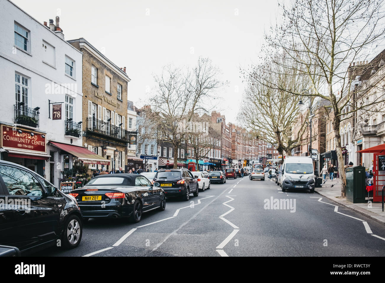 Hampstead High Street High Resolution Stock Photography and Images - Alamy