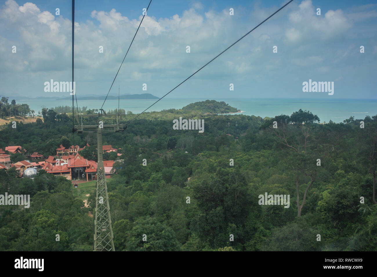 Langkawi SkyCab, Gunung Machinchang, Langkawi, Malaysia Stock Photo - Alamy