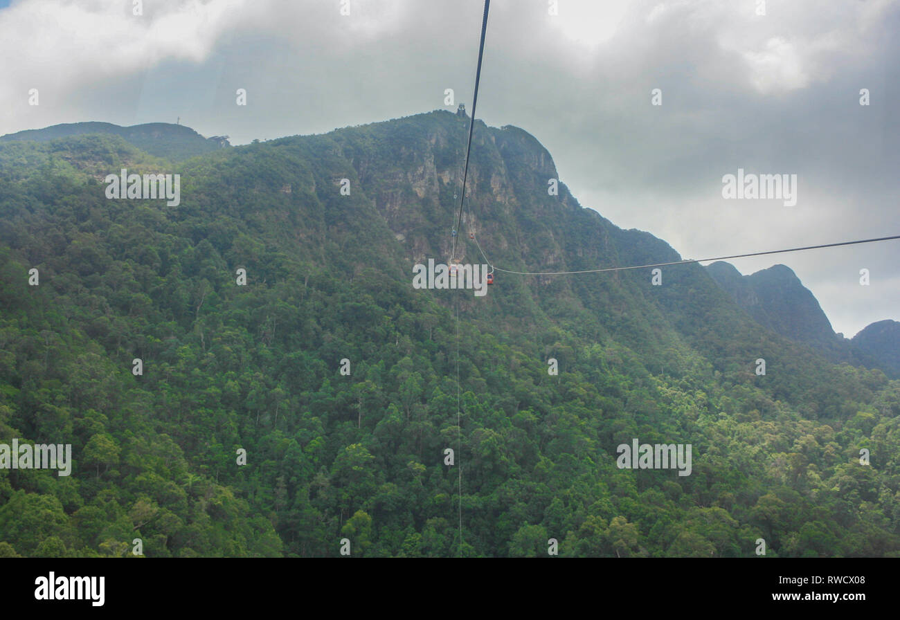 Langkawi SkyCab, Gunung Machinchang, Langkawi, Malaysia Stock Photo - Alamy