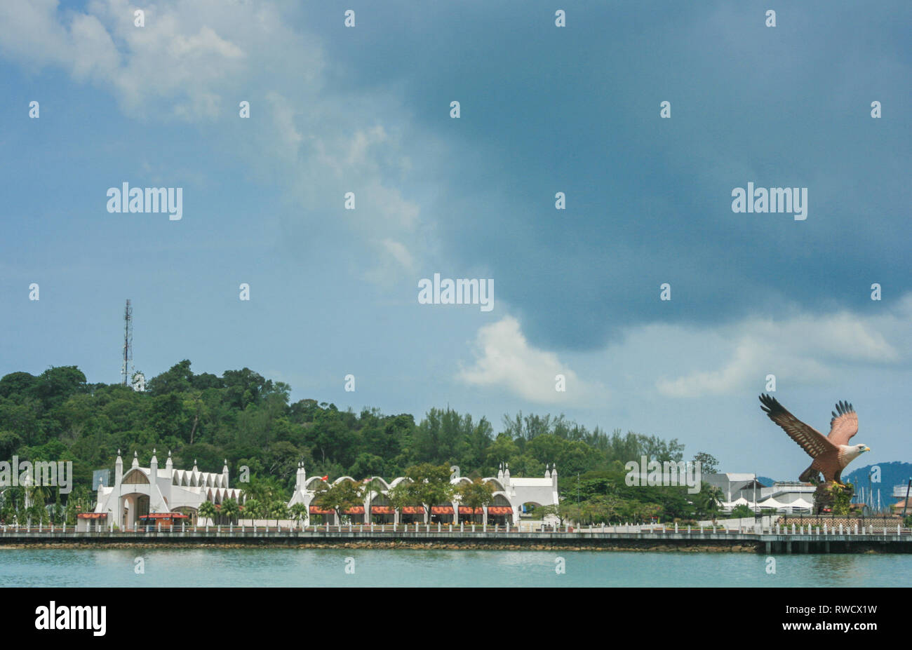 Dataran Lang (Eagle Square) in Kuah, Langkawi, Malaysia Stock Photo - Alamy