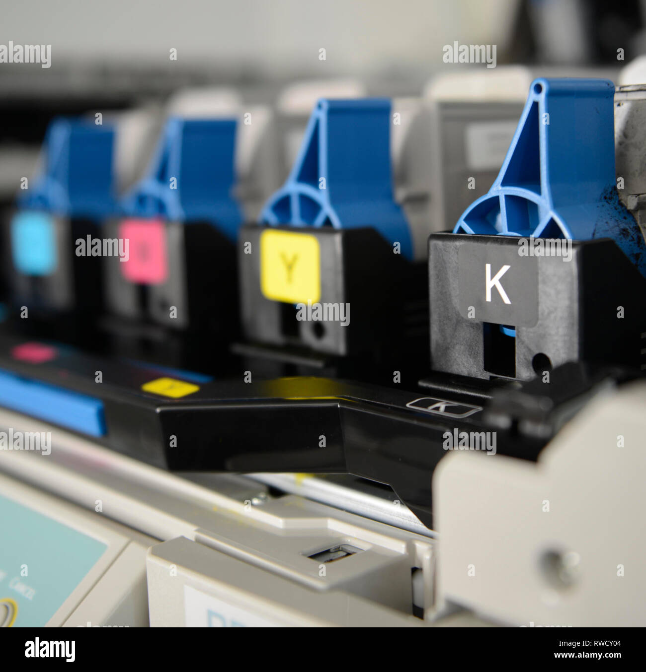 Letter cnyk hi-res stock photography and images - Alamy