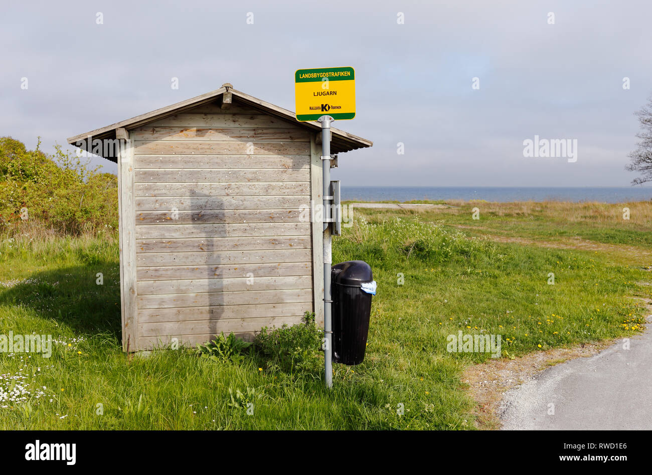 Swedish bus stop public transport hi-res stock photography and images ...