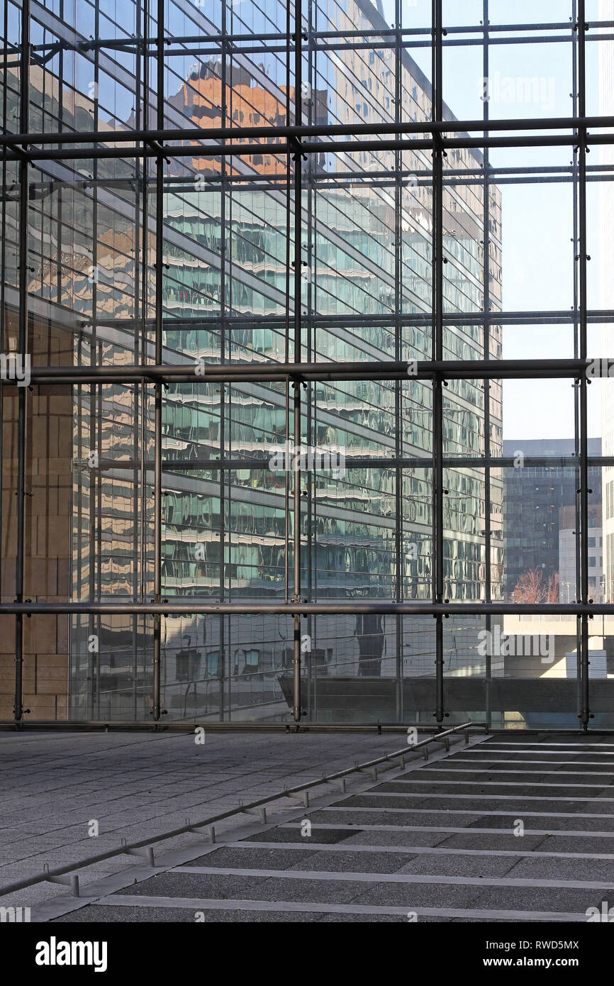 Modern Glass Office Buildings and Skyscrapers in Paris Stock Photo - Alamy