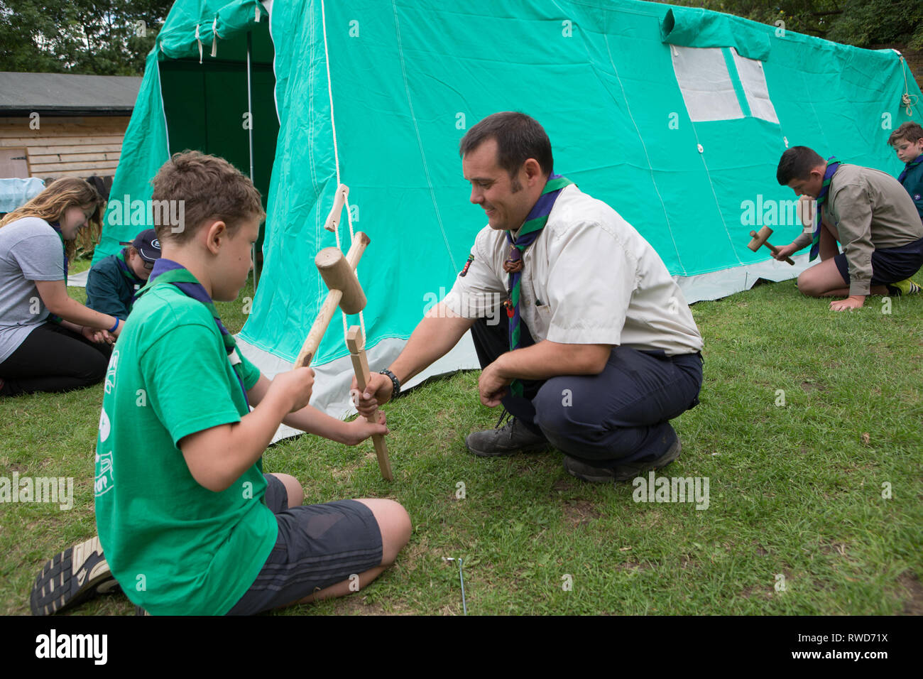 Scout Scouting Tent High Resolution Stock Photography and Images - Alamy