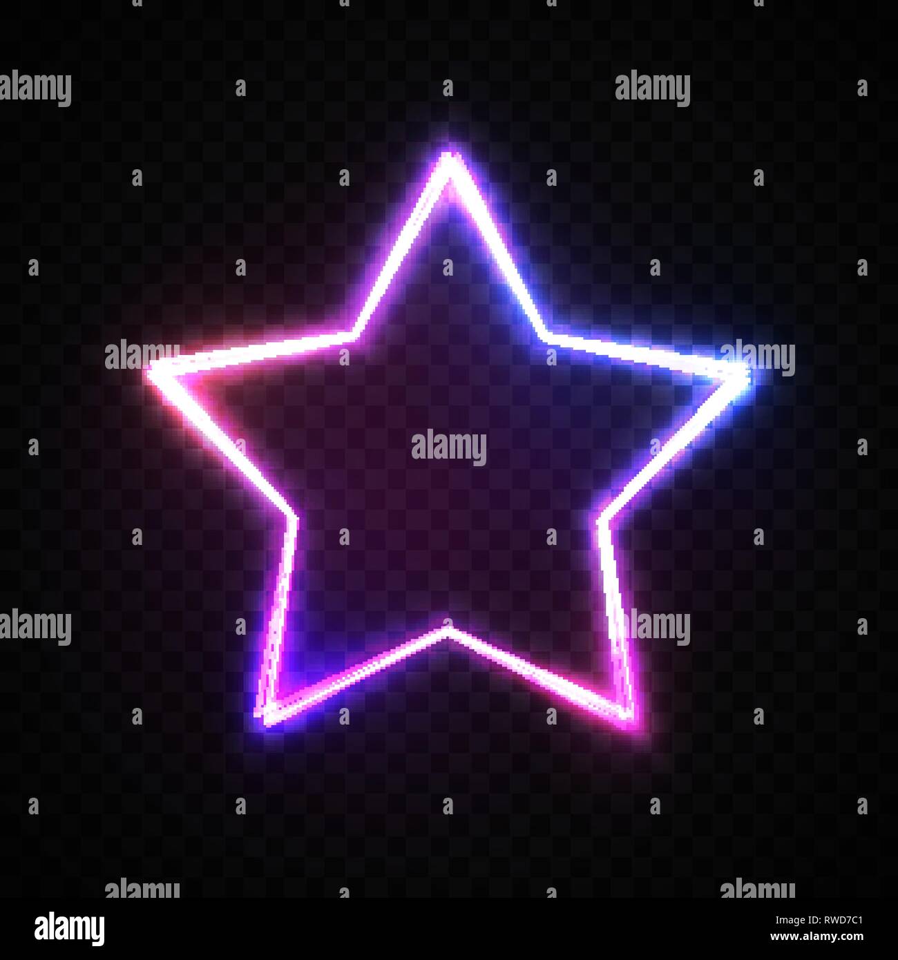 Colorful stars background on transparent backdrop Stock Vector Image ...
